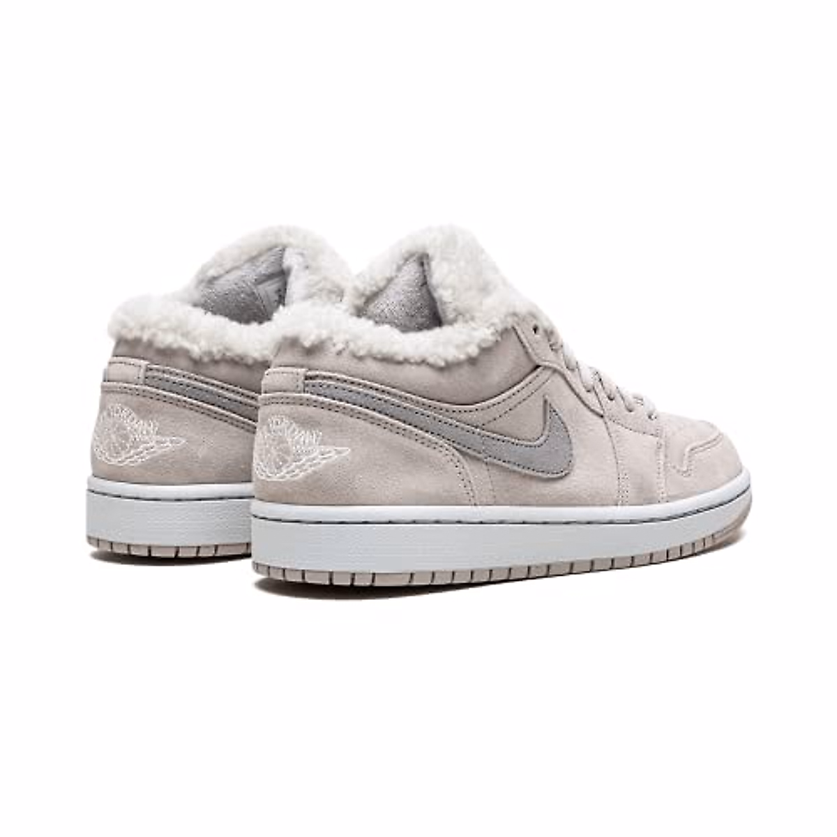 Jordan Womens WMNS Air Jordan 1 Low SE DO0750 002 Sherpa Fleece - Size 7.5W
