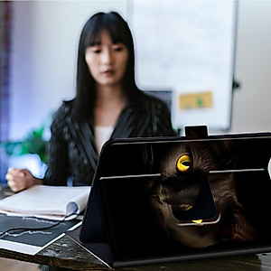 Case for TECLAST T40S Tablet 10.4 Inch,360 Degree Rotating Case Protective Cover with Kickstand and with Magnetic Closure,for TECLAST T40S Tablet 10.4 Inch,Cute Wild Cat