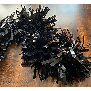 TCDesignerProducts Black Vinyl Twist Garland - 4" x 25' roll