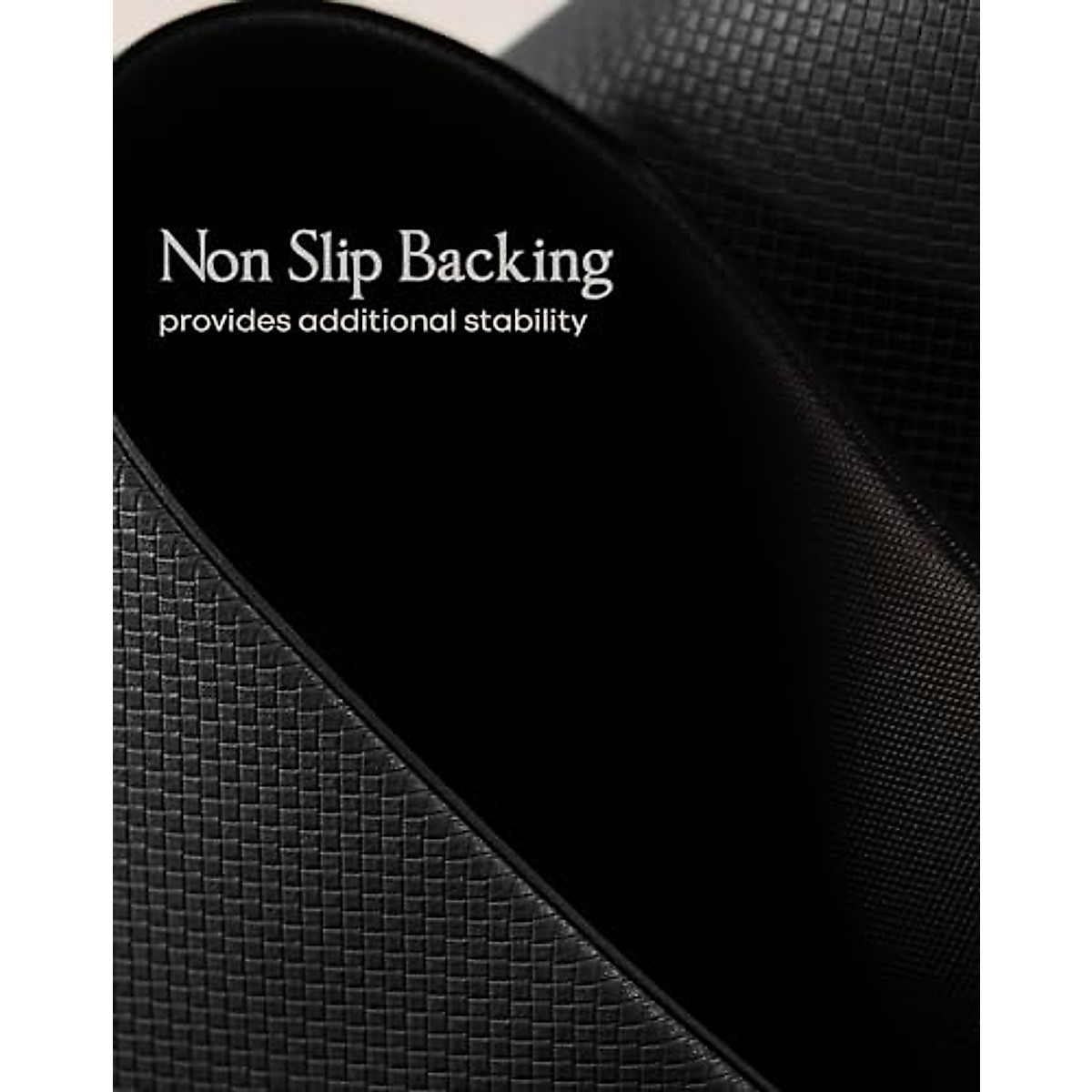 Homergy Anti Fatigue Kitchen Mats for Floor 2 PCS, Memory Foam Cushioned Rugs, Comfort Standing Desk Mats for Office, Home, Laundry Room, Waterproof & Ergonomic, 17.3×30.3 & 17.3×59, Black