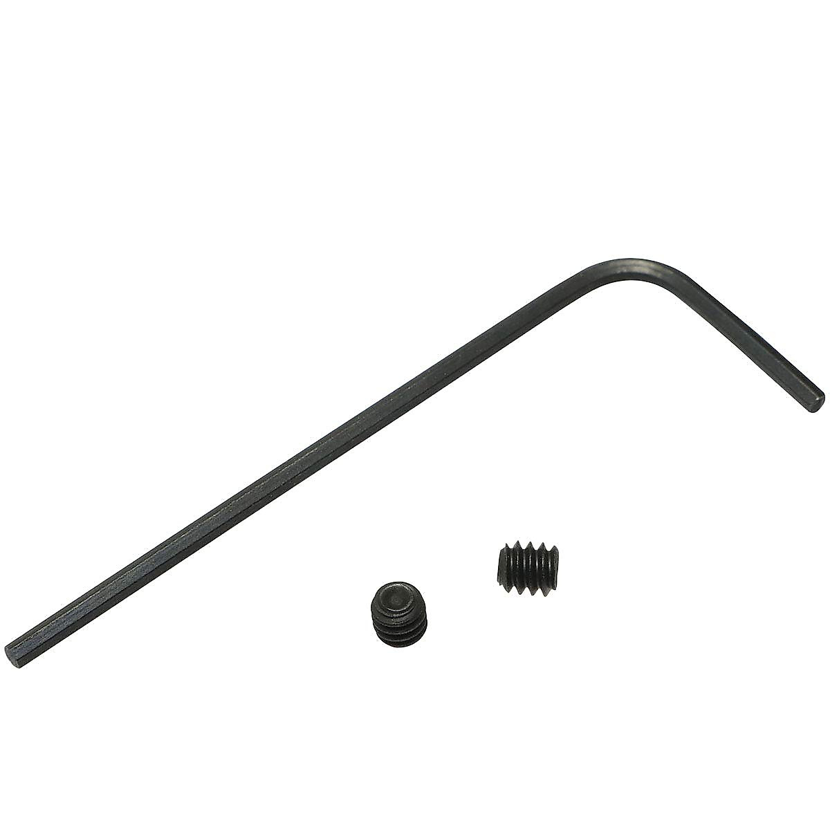 PSCCO 50PCS Stainless Steel 4-40 x 1/8" Cup Point Socket Set Screws with 1.27mm Hex Key Wrench