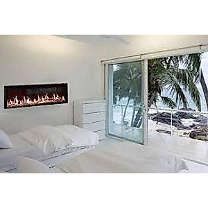Modern Flames Orion Slim 76" Single-Sided HELIOVISION Virtual Electric Fireplace - OR76-SLIM