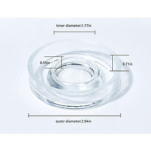Moonetto Conway Borosilicate Glass Diffusion Dishes Acid-Alkali Resistant Glass Petri Dish Soil Determination Analysis