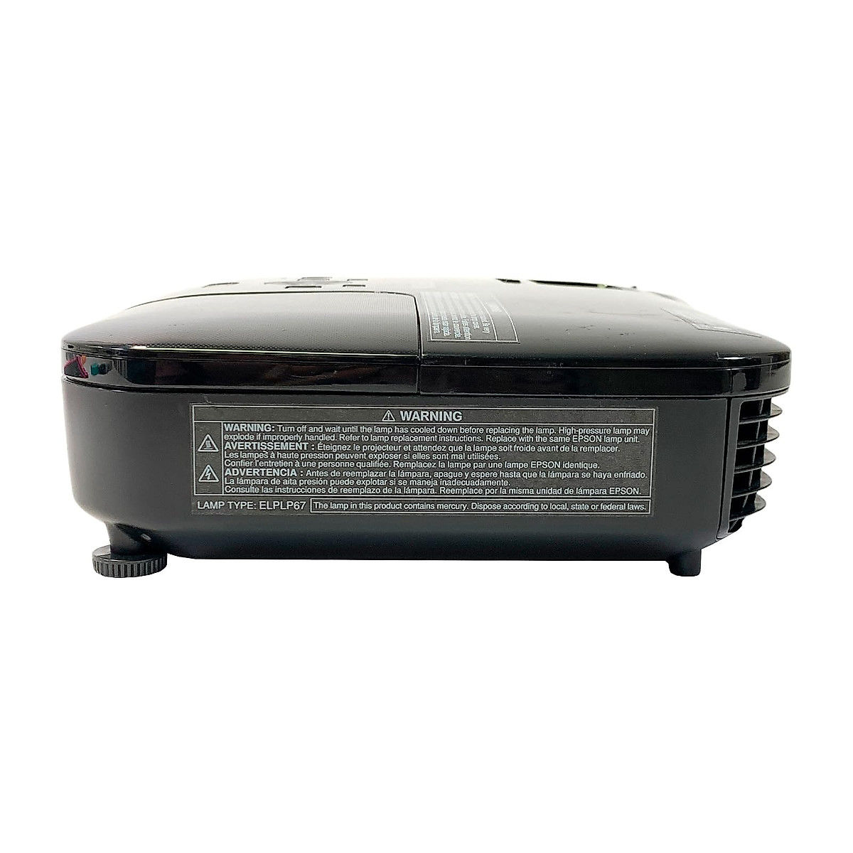 Epson EX5210 3LCD Projector Portable 2800 ANSI Office HD HDMI Bundle Remote Control HDMI Cable Power Cable