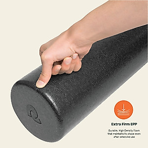 Retrospec Relief FR 18" & 36" High-Density EPP Extra Firm Round Foam Roller for Exercise, Massage Yoga, Pilates and Post Workout Muscle Recovery, Easy to Use