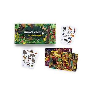 Laurence King Who's Hiding in The Jungle? A Spot and Match Game