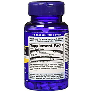 Puritans Pride Melatonin 5 mg Timed Release, 120 Count