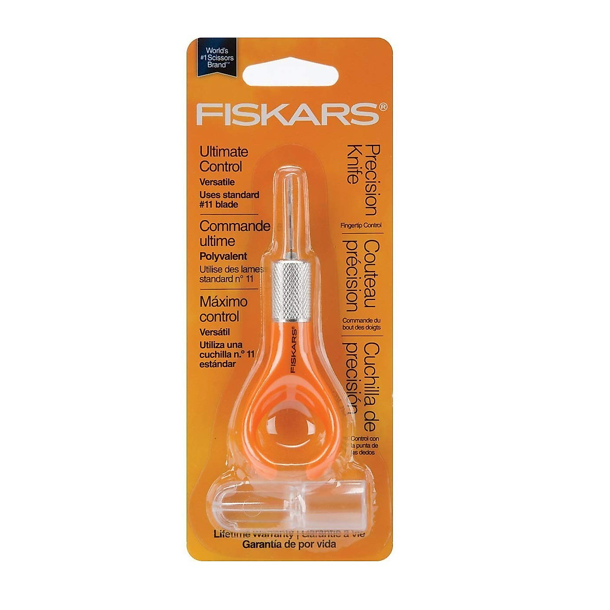 Fiskars Fingertip Precision/Detail Knife with Standard No. 11 Blades 5/Pkg