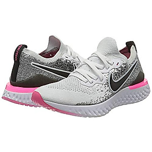 Nike Epic React Flyknit 2 Women's Running Shoe White/Black-Hyper Pink-Blue Tint 6.0