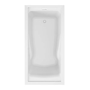 American Standard 7236V002.020 Evolution 6 Ft. X 36 In. Deep Soaking Tub with Reversible Drain, White