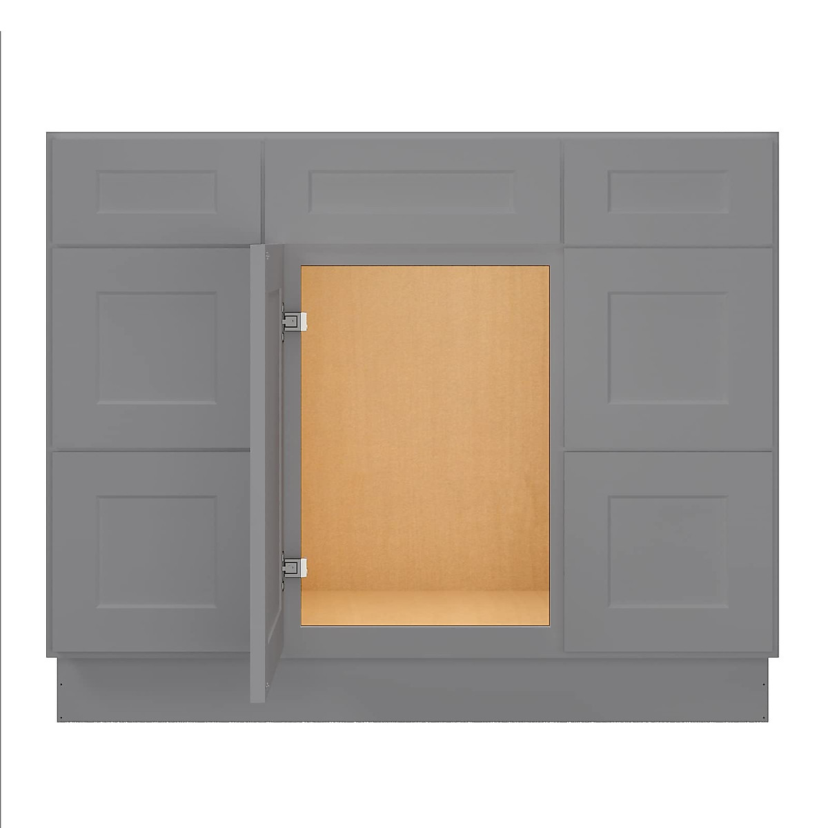 LOVMOR 42'' Bathroom Vanity, Single Sink Storage Unit, Large Capacity for Laundry Room, Kitchen, Shower Room & Utility Room.