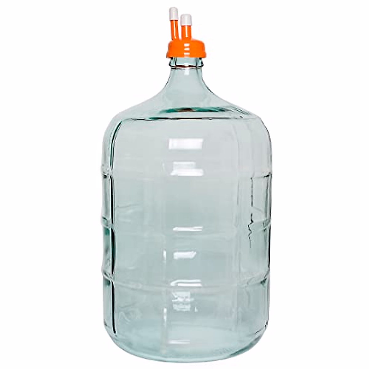 Brewcraft Orange Carboy Cap, Plastic, 2 Spouts