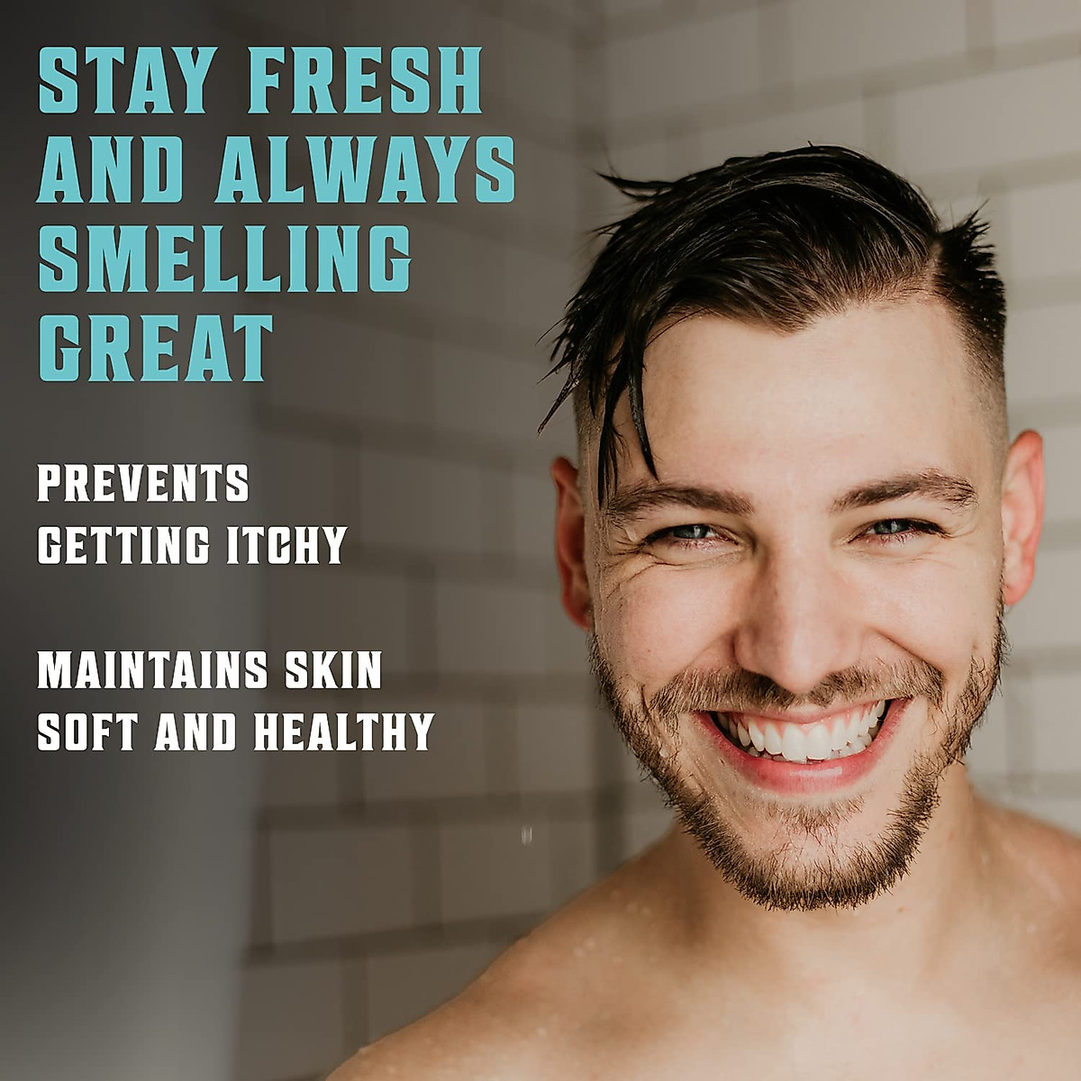 Viking Revolution Mens Balls Wash for Men (10 oz) - Ballwash for Men with Charcoal Mens Intimate Wash Men Genital Wash with Menthol, Vitamin B5 and Activated Charcoal