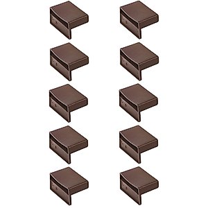 cyclingcolors 10x Bed Slat Holders 53mm 55mm Cap Universal Brown Plastic Side slats Replacement end caps