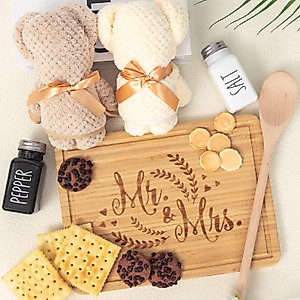 Wedding Gifts for Couple (11 Piece Set), Cool Engagement Gifts Baskets for Newlywed, Unique Mr and Mrs Gifts for Bride and Groom, Bridal Shower Gift for Bride To Be, His and Hers Gifts, Just Married