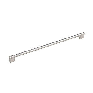 Richelieu Hardware BP527416195 Avellino Collection 16 3/8-inch (416 mm) Center-to-Center Brushed Nickel Modern Cabinet and Drawer Pull Handle for Kitchen, Bathroom, and Furniture