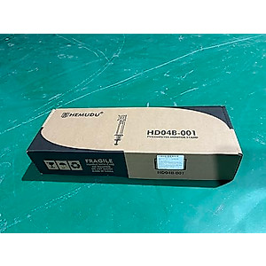 HEMUDU Single Desk Monitor Arm Mount Stand Fit for 13 inch to 32 inch Flat Curved Computer Screen with Swivel, Height Adjustable, Rotation,Holds up to 77lbs, Black