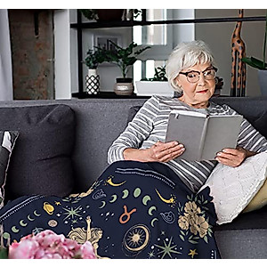 Muxuten Taurus Gifts Blanket 60"x50" - Taurus Gifts for Women - Taurus Zodiac Gifts - Gifts for Taurus Women - Taurus Birthday Gifts - Astrology Gifts for Women - Zodiac Constellation Graduation Gifts