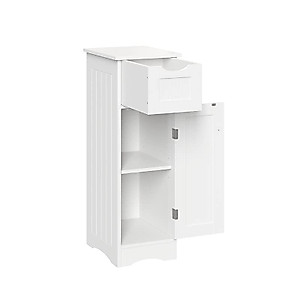 RiverRidge, White Ashland Slim Cabinet with Drawer, Size