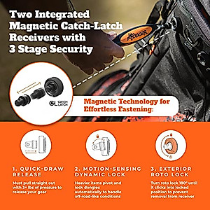 Frogger Function Hybrid Golf Bag for Men and Women with Stand, Blue/Black - Ultra Lightweight Golf Bag with 7 Spacious Pockets, 2 Integrated Latch-it Receivers and Ergonomic Dual Shoulder Straps