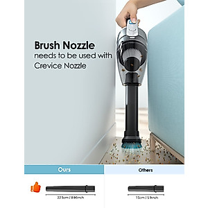 Oraimo Handheld Vacuum, Ultra Lightweight Hand Held Vacuuming Cordless, Hand Vacuum Cordless Rechargeable, 3.5H Fast-Charge for Home Kitchen Car Corner Upholstery Pet Hair Dust Gravel Crumbs Cleaning