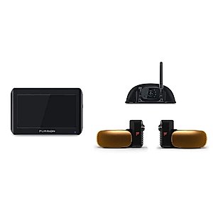 Furrion Vision S 3-Camera Wireless RV Backup System with 5-Inch Monitor, 1 Rear Sharkfin, 2 Side Running Light Cameras, Infrared Night Vision, Wide-Angle View, Hi-Res, IP65 Waterproof - FOS05TAEN