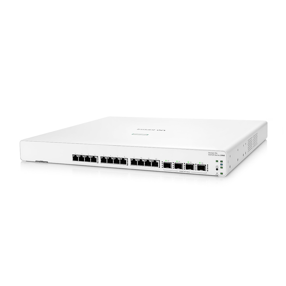 Aruba Instant On 1960 12-Port 10Gb Aggregator Smart Switch - 12x10GBase-T | 4X SFP+ (JL805A#ABB)