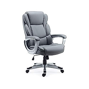 Staples 2712527 Mcallum Bonded Leather Managers Chair Gray