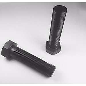 Serval Product 1/4-28 X 1-1/4 Left Hand (Reverse) Thread Hex Bolt Grade 8 Full Thread (2-Pack