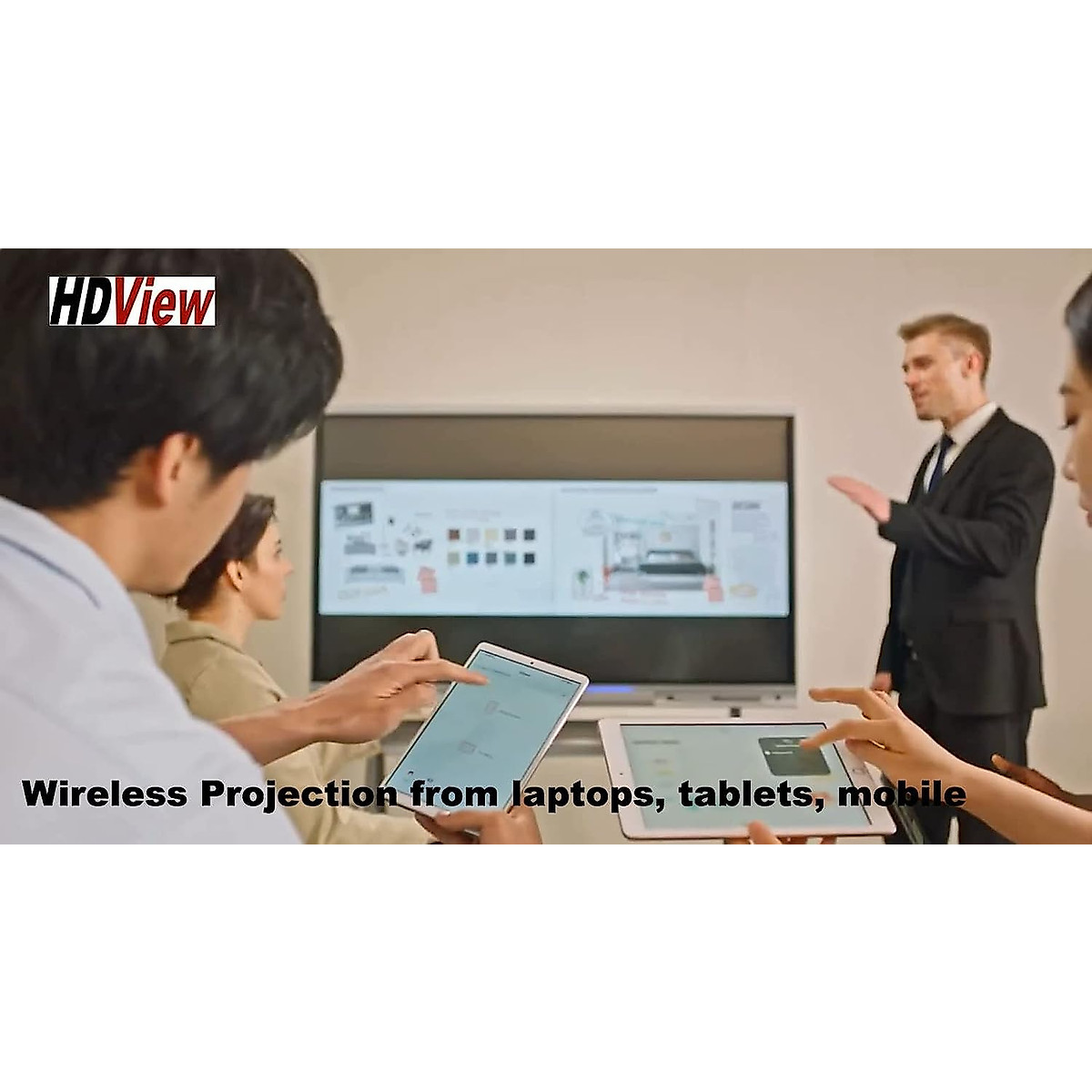 86" Smart Board, 4K Interactive Whiteboard, All-in-One Commercial Grade, 4K Webcam, Electronic Digital Touch Screen, Screen Share Mirroring, for Classroom and Conference (Stand is not Included)