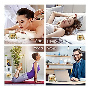 Christian Gifts for Women, Candles Lavender for Home Scented, Inspirational Gifts for Women, Sunflower Gifts for Women, Mom, Friend, Scented Candles -7oz Jar Candle, Over 35 Hours of Burn Time