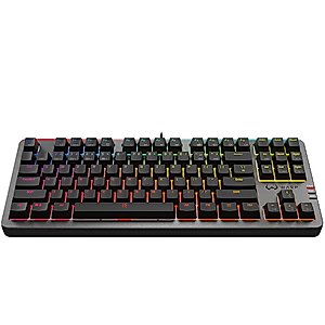 WIZMAX WK4 Mechanical Keyboard/USB Wired TKL 80% Gaming Keyboard