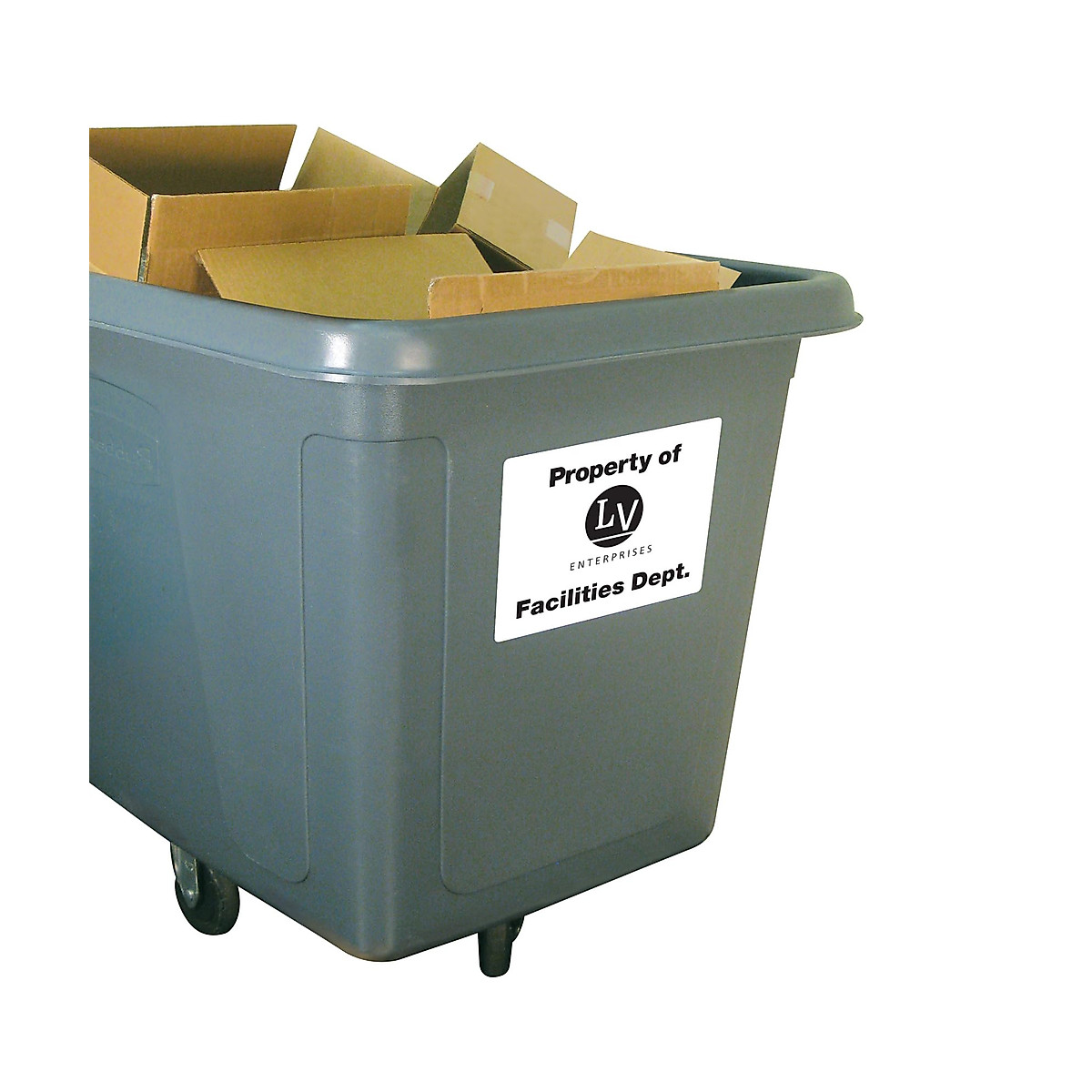 Avery Durable White Cover Up ID Labels for Laser Printers, 8.5" x 11", Pack of 50 (6575)