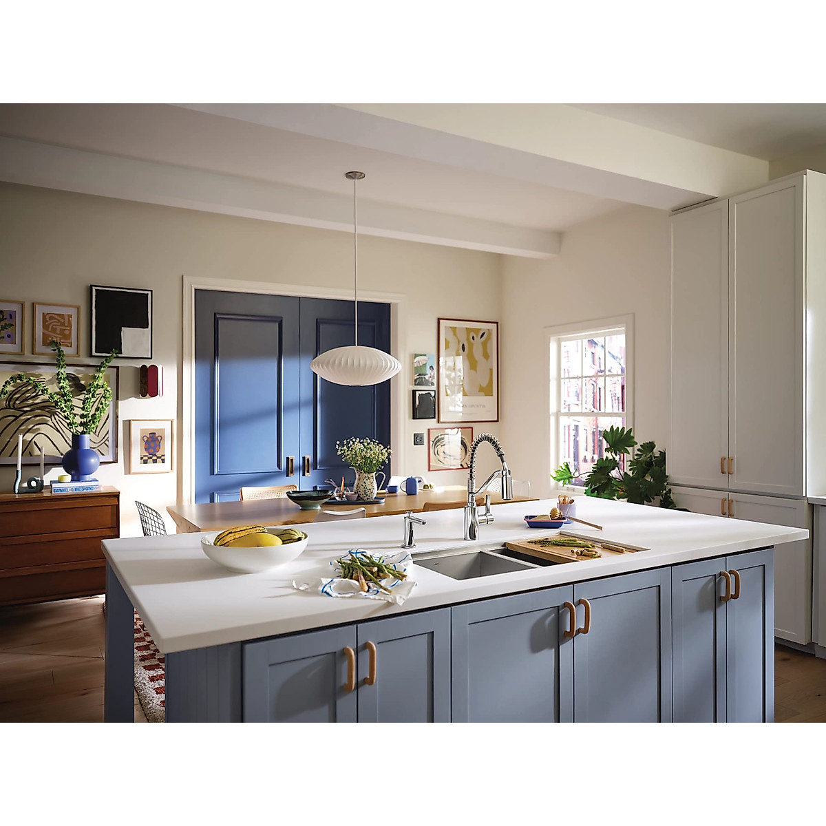 Moen 5926 Genta LX One-Handle High Arc Pulldown Kitchen Faucet, Chrome