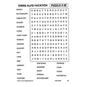 KAPPA Super Saver LARGE PRINT Word Search Puzzle Pack - (Pack of 6) Full Size Books
