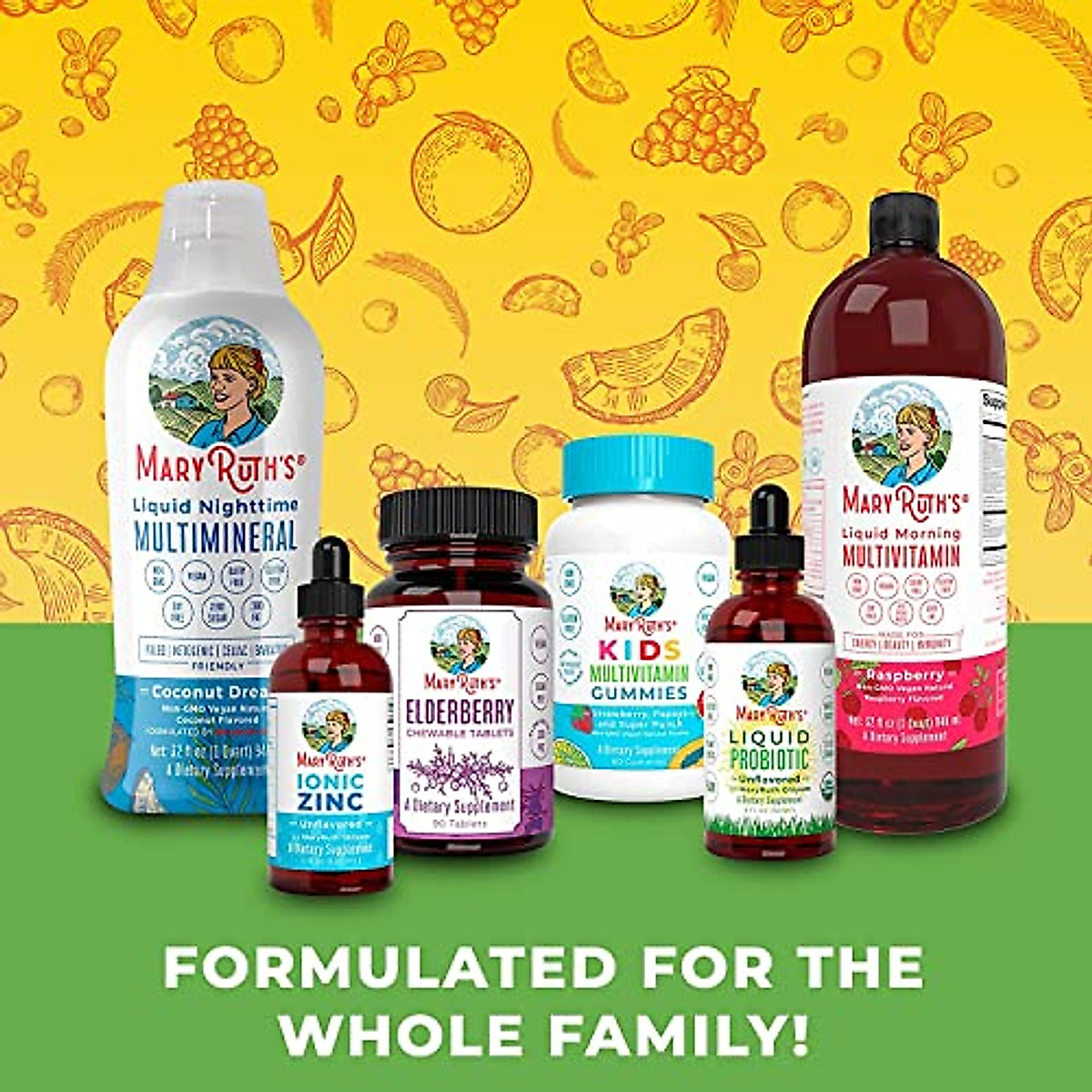 MaryRuth's Fiber Gummies for Kids | 2 Month Supply | Sugar Free | Prebiotic Fiber Supplement | Kids Fiber Gummies Ages 2+ | Gut Health & Digestion Support | 3g Soluble Fiber per Gummy | 60 Count