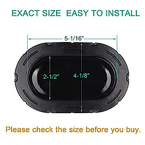 HEYZLASS 2 Pack 32 083 09-S Air Filter, Replace for Kohler KT715 KT725 KT730 KT735 KT740 KT745 Engine Cub Cadet Lawn Mower Air Filter, Premium 32 083 09 32 883 09-S1 Air Filter