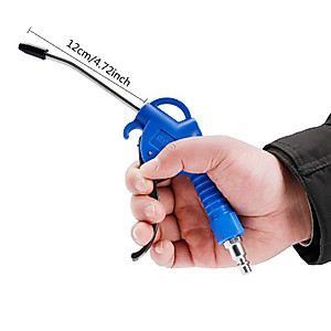 Air Blow Gun with Fixed Nozzle, Air Compressor Accessories Dust Removal Cleaning Tool