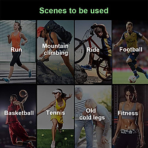 PISIQI Knee Pads Compression Pads Long Leg Sleeve Collision Avoidance Brace Protection Knee Sleeve for Basketball Football Volleyball Cycling (1 Pair)