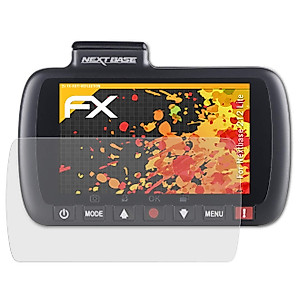 atFoliX Screen Protector compatible with Nextbase 212 Lite Screen Protection Film, anti-reflective and shock-absorbing FX Protector Film (3X)
