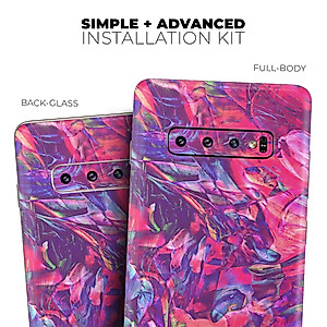 DesignSkinz Liquid Abstract Paint Remix V76 Protective Vinyl Decal Wrap Skin Cover Compatible with The Samsung Galaxy S20 (Screen Trim & Back Glass Skin)