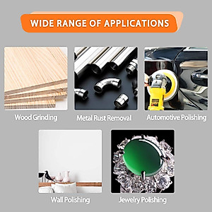 100PCS 5 Inch 8 Hole Hook and Loop Sanding Discs Sandpaper, 60 80 120 180 240 320 400 Grits Sand Paper for Random Orbital Sander