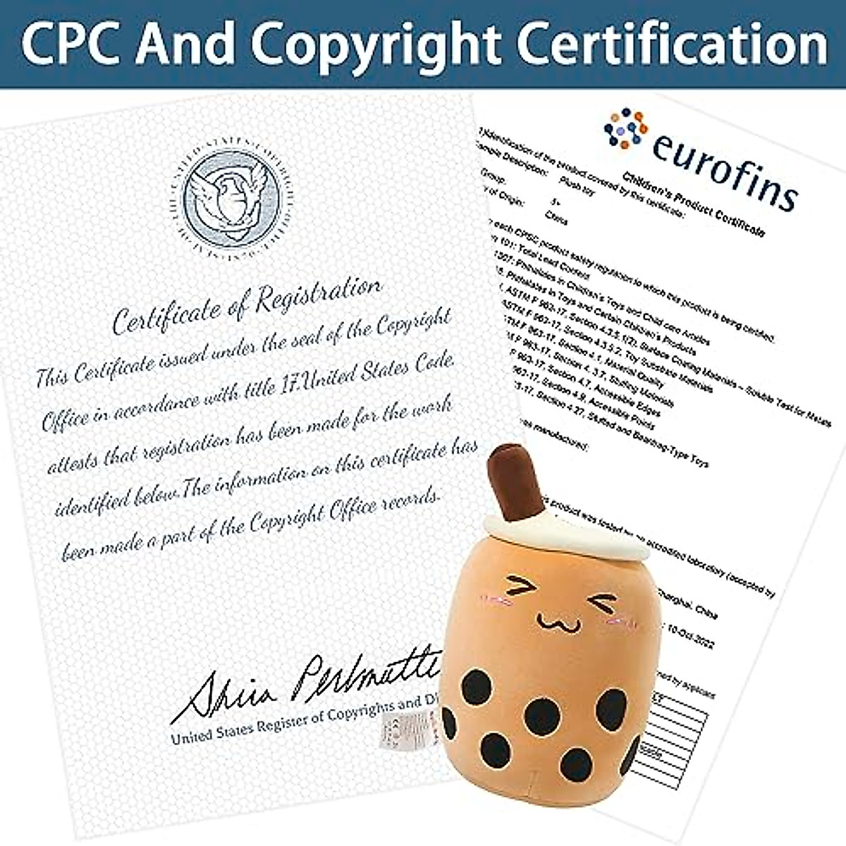 Niuniu 13.7in Squishy Boba Tea Plush Toy - Great Gift for Kids