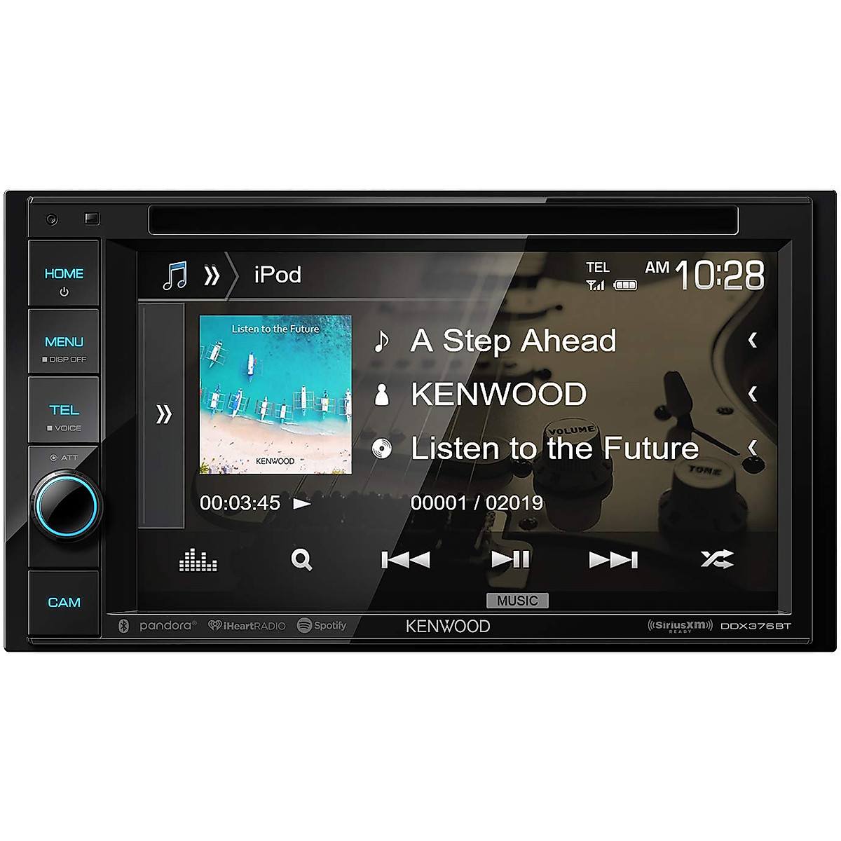Kenwood DDX376BT 6.2" in-Dash Car DVD Monitor Bluetooth Receiver w/USB/AUX
