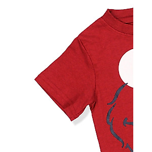 Sesame Street Elmo or Cookie Monster Boys’ T-Shirt for Infant and Toddler – Blue/Red