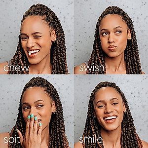 Boka Travel Size Mouthwash Tablets - Hydroxyapatite, Fluoride/Alcohol Free & Eco-Friendly - Chewable Tablet to Freshen & Kill Bad Breath Quickly, Remineralize Teeth Cleansing - 90 Pack