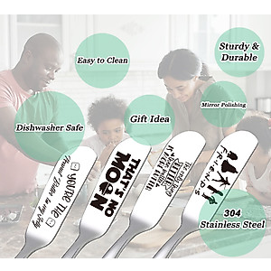 The Only Thing Better Than Butter Is More Butter Funny Butter Knife, Engraved Stainless Steel Peanut Butter Spreader Cream Cheese Knives, Novelty Anniversary Christmas Gifts for Bread Toast Lover