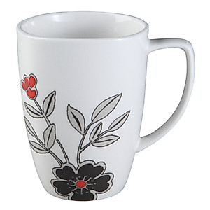 Corelle Mandarin Flower 12 oz. Mug [Set of 4]