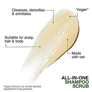 Biolage All-In-One Multi-Benefit Shampoo Scrub | Cleanses, Detoxifies & Gently Exfoliates Scalp | For All Hair Types | Vegan | 8.45 Fl. Oz.