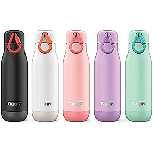 ZOKU Stainless Steel Bottle, 16.9 fl oz (500 ml), Cold and Heat Retention, My Bottle, Coffee Portable (Matte Teal)